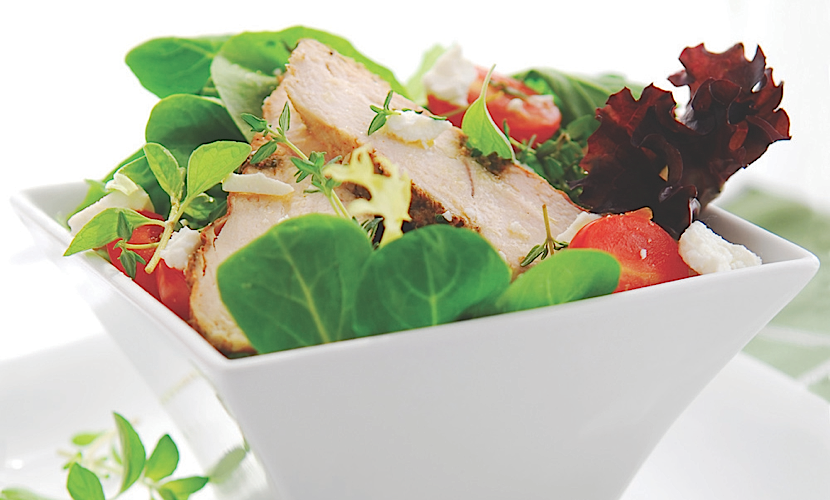 Baby Cos & Chicken Salad – Celebrity Slim