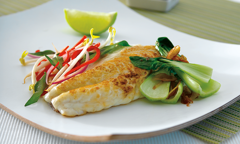 Ginger and Lime Snapper Fillets with Bok Choy – Celebrity Slim