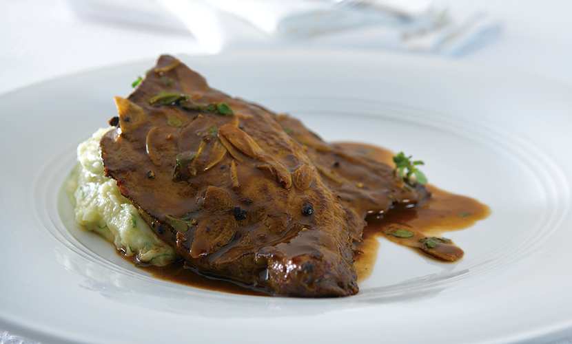 Calf Liver with Parsnip Puree – Celebrity Slim