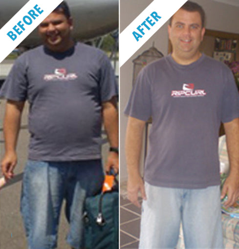 Rick lost 14kg in 7 weeks with Celebrity Slim